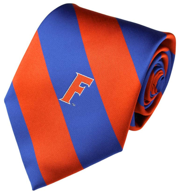 Florida Gators Traditional Stripe Necktie - GatorPatch