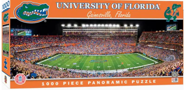 Florida Gators 1000 Piece Panoramic Puzzle - GatorPatch