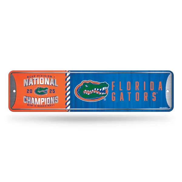 Florida Gators National Champs Metal Street Sign - GatorPatch