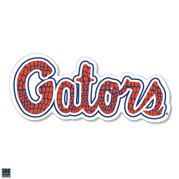 Florida Gators Gator Skin Gator Script Decal - GatorPatch