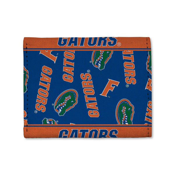 NCAA Florida Gators Canvas Trifold Wallet - GatorPatch